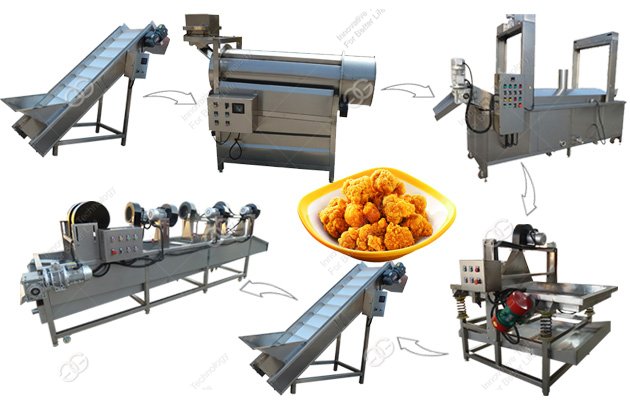 Chicken Nuggets Making Machine Line