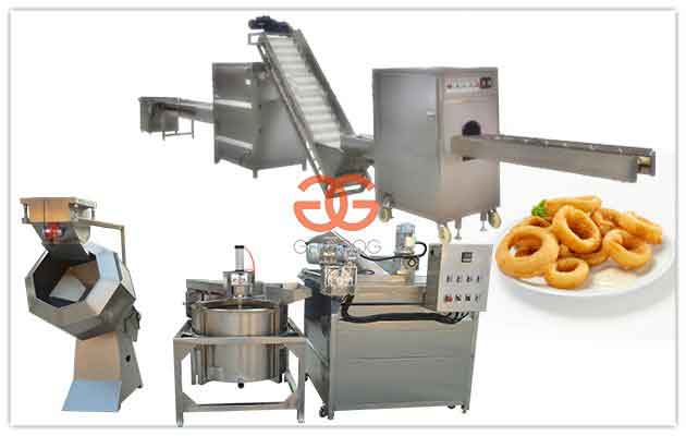 Industrial Onion Processing Plant Equipment | Fried Onion Rings Making ...