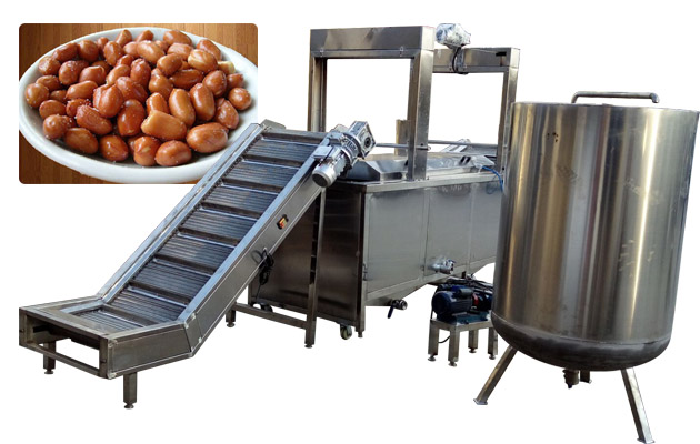 Automatic Coated Peanut Fryer Cashew Nut Frying Machine Equipment