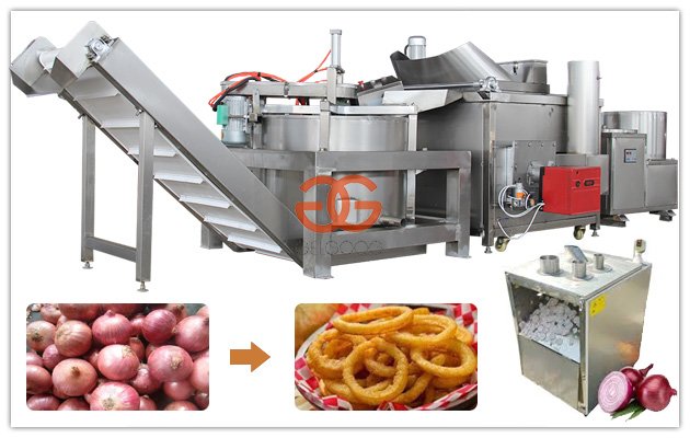 Industrial Onion Processing Plant Equipment | Fried Onion Rings Making ...