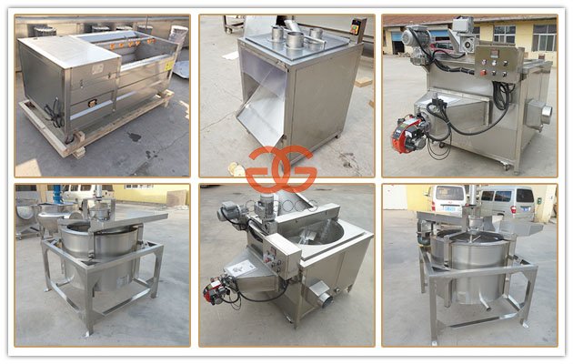 150 kg/h Small Scale Potato Chips Making Machine Manufacturing Equipment